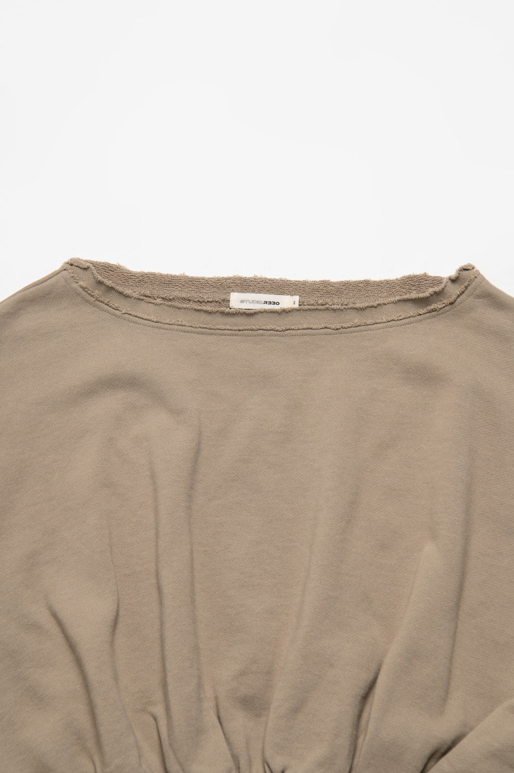 FRENCH TERRY TRAINER LIGHT BROWN