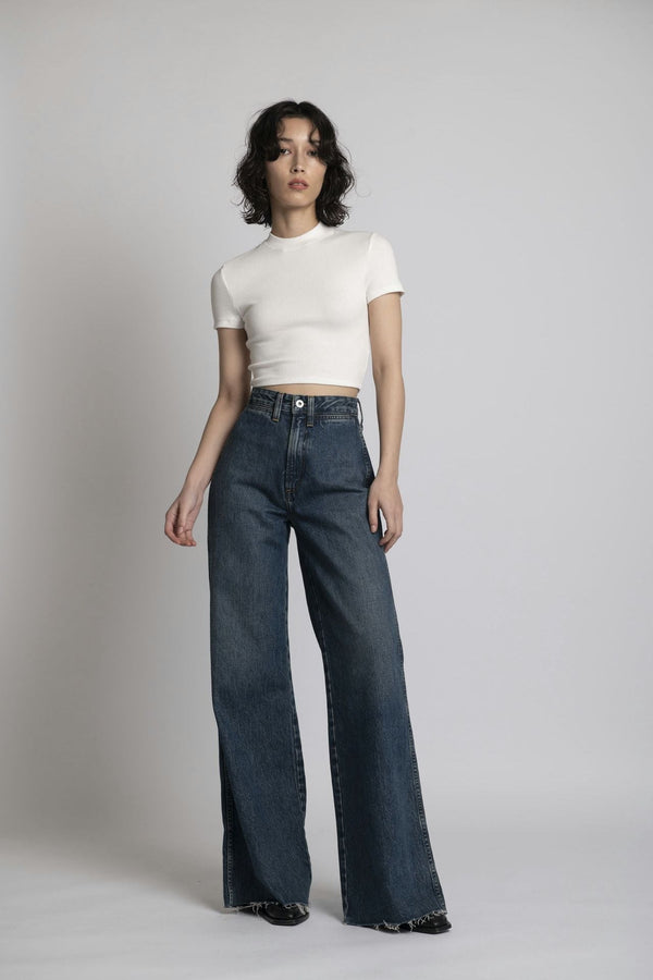 Rigid Wide Leg - Made In USA Model Indigo