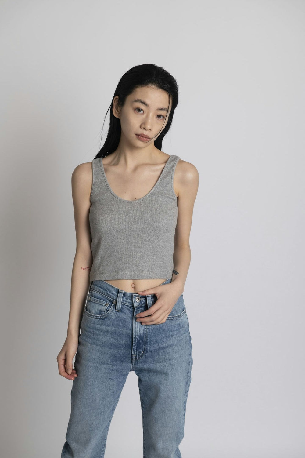 Neo Fitted Tank Gray
