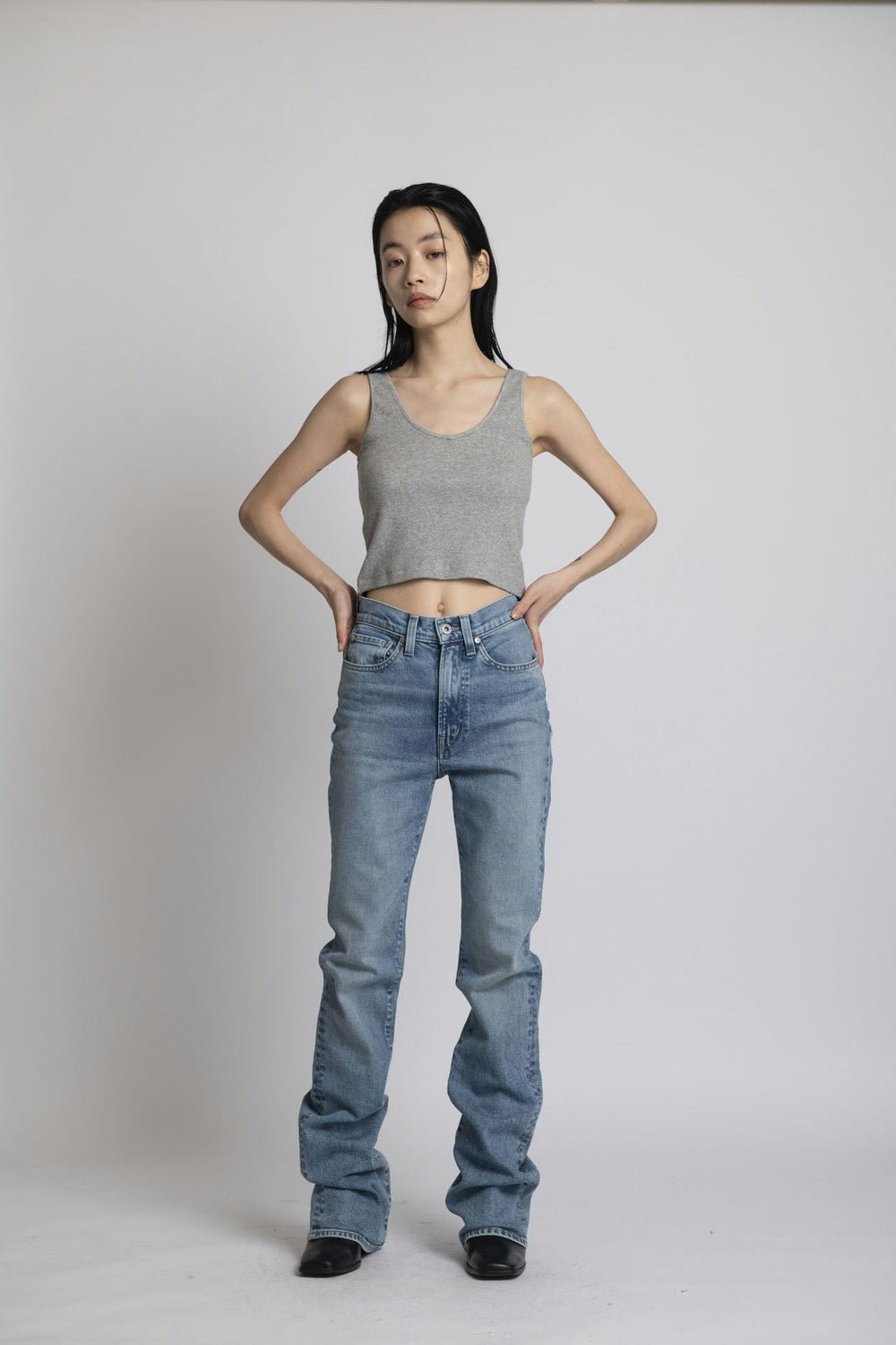 Neo Fitted Tank Gray
